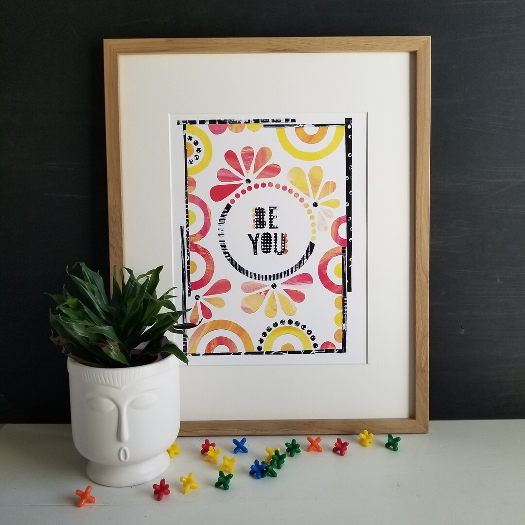 BE YOU Printable, Inspirational Quote, Encouraging Art, Inspirational ...