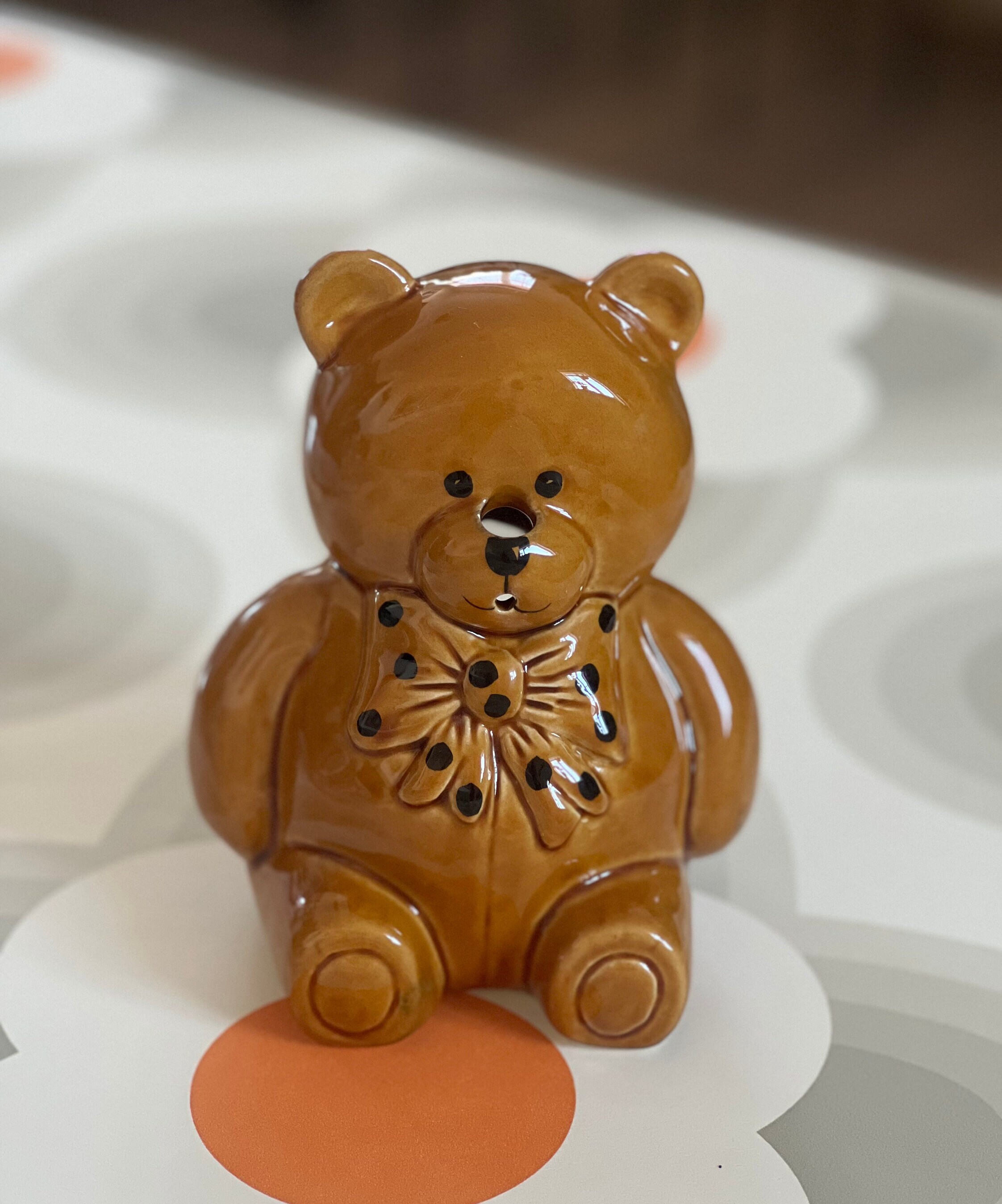 Vintage Babbacombe Pottery Bear String Dispenser Teddybear Ornament - Etsy