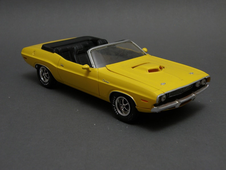1970 Dodge Challenger R/T Convertible - 1/25 Scale Built, Handcrafted ...