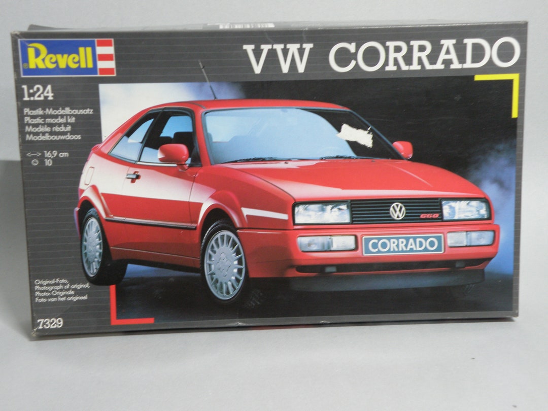 VW CORRADO 1st Issue(!) - Unbuilt Kit Scale 1/25 1/24 - Kit, Model Car ...