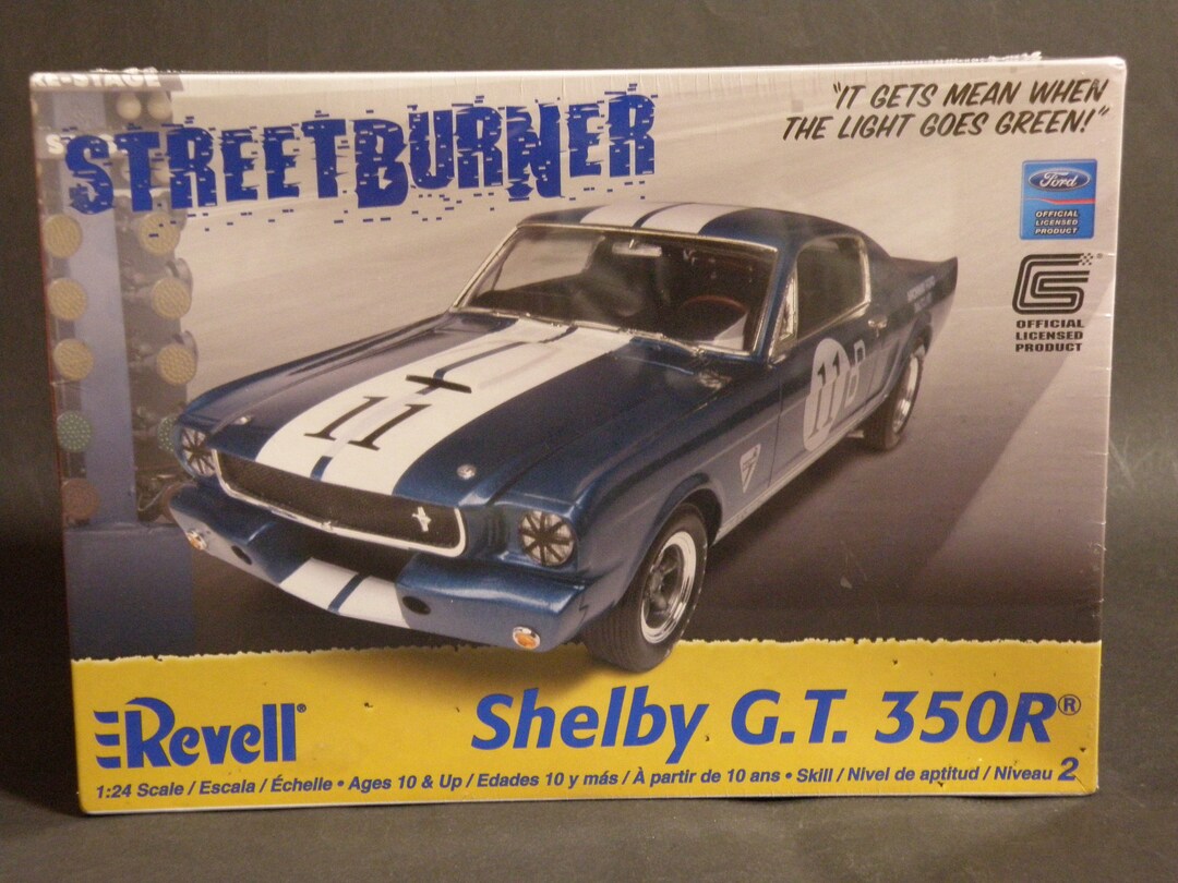 1966 SHELBY G.T. 350 R - Unbuilt Kit Scale 1/25 1/24 - SEALED Kit ...