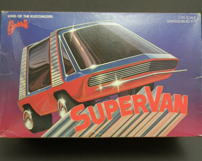 Unbuilt Kit Scale 1/25 1/24 - George Barris SUPERVAN - Kit, Model Car ...