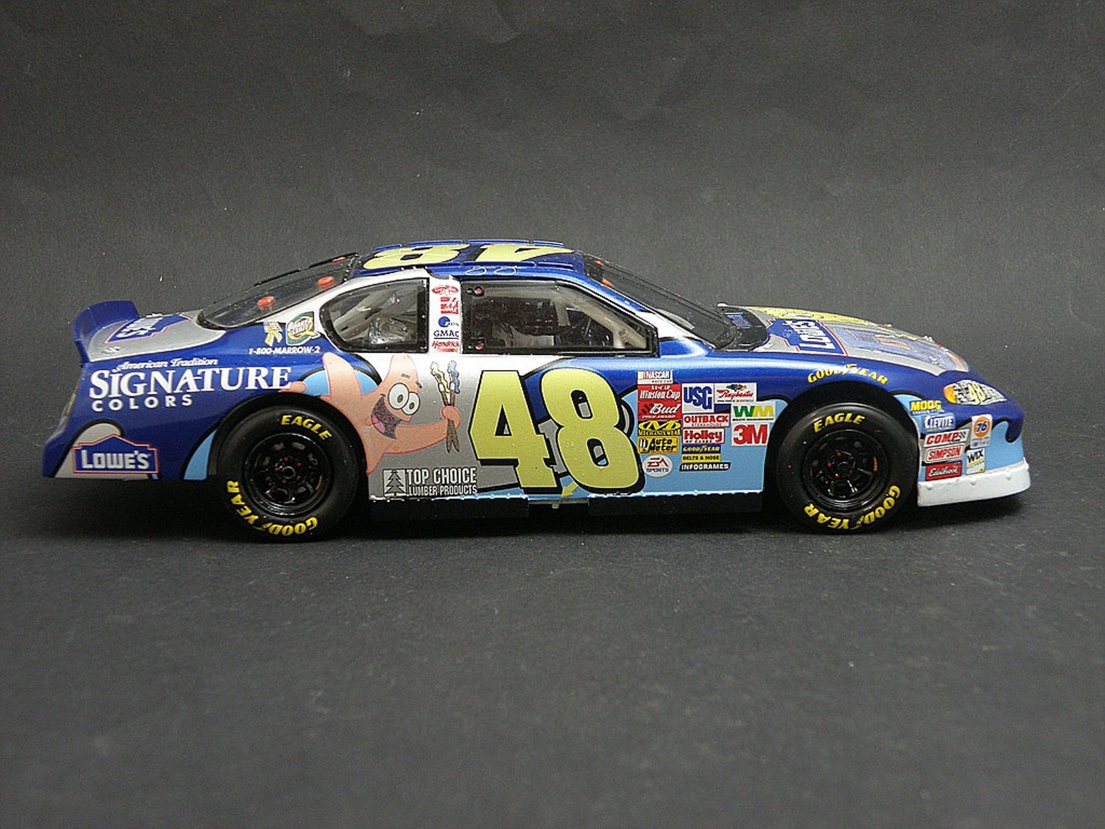 1/24 Scale Built 48 Spongebob Lowes JIMMIE JOHNSON 2003 | Etsy