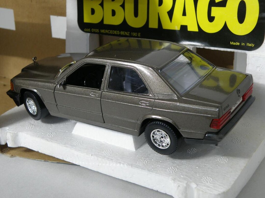 Vintage MERCEDES-BENZ 190 W201 (bburago, Scale 1/24) - Diecast Model ...