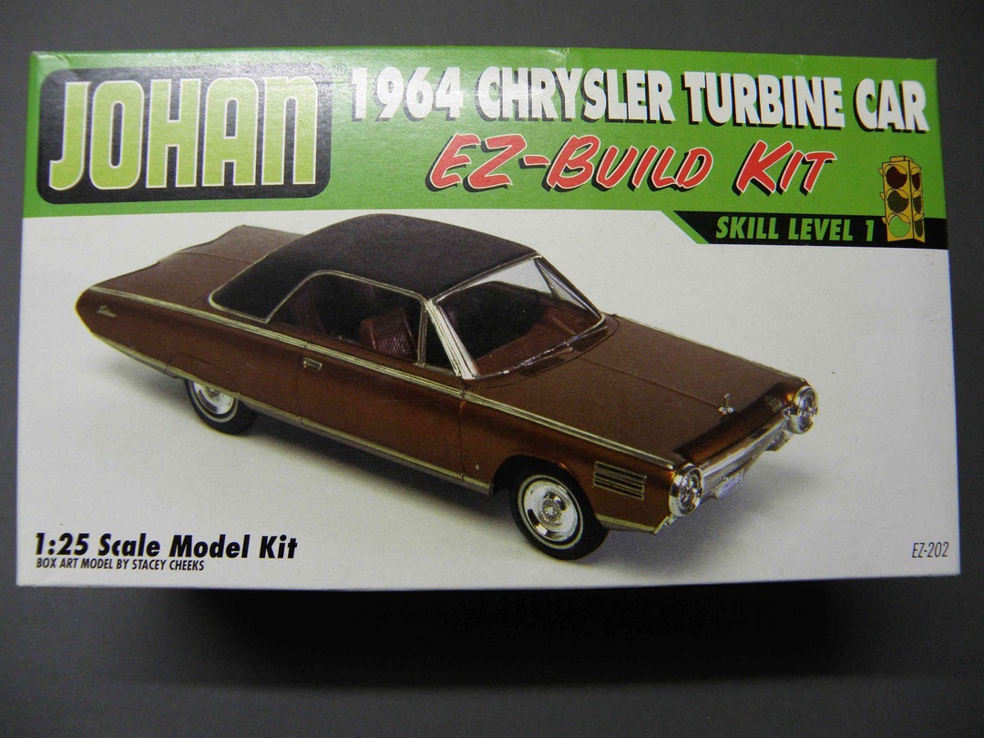 1964 CHRYSLER TURBINE CAR - Unbuilt Kit Scale 1/25 1/24 - Kit, Model ...
