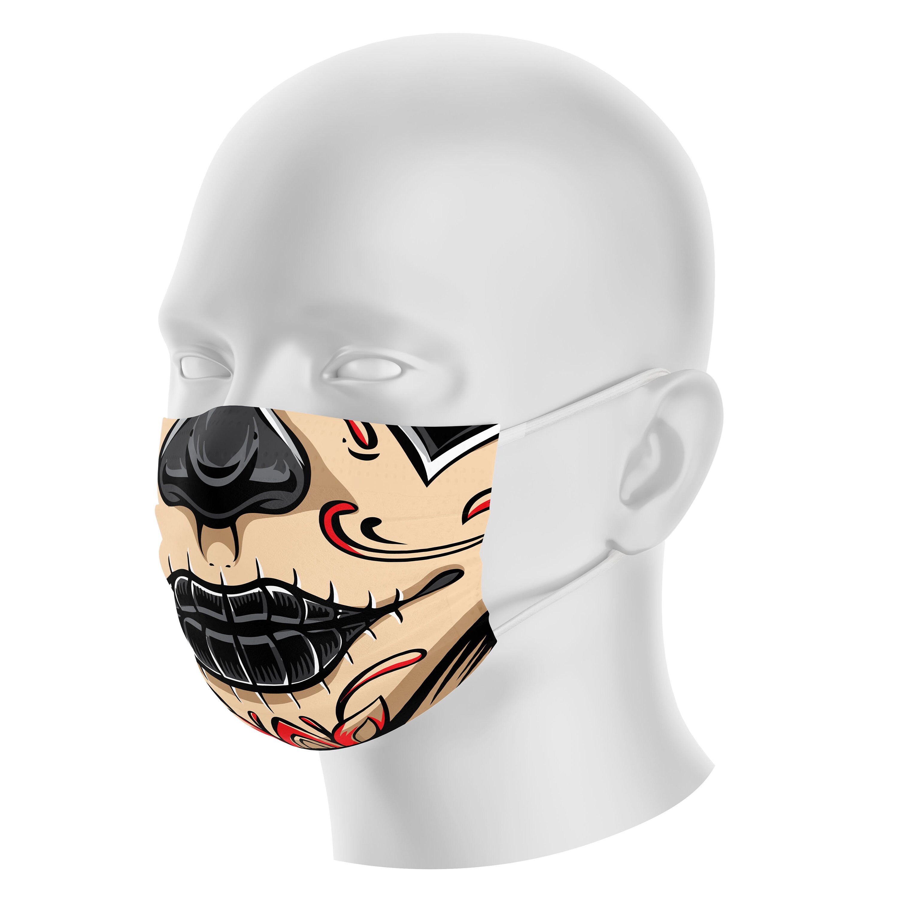 Custom Face Mask Facemask with Filter PM 25 Replaceable 7 | Etsy