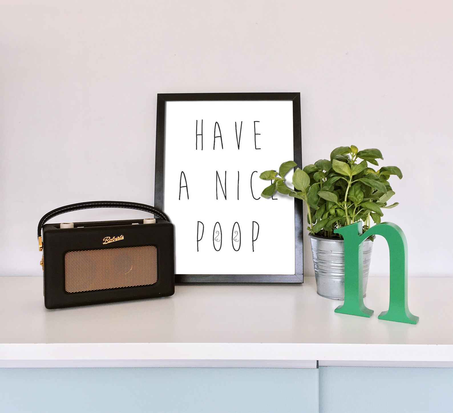 Have A Nice Poop Bathroom Wall Art Bathroom Decor Wall Art - Etsy