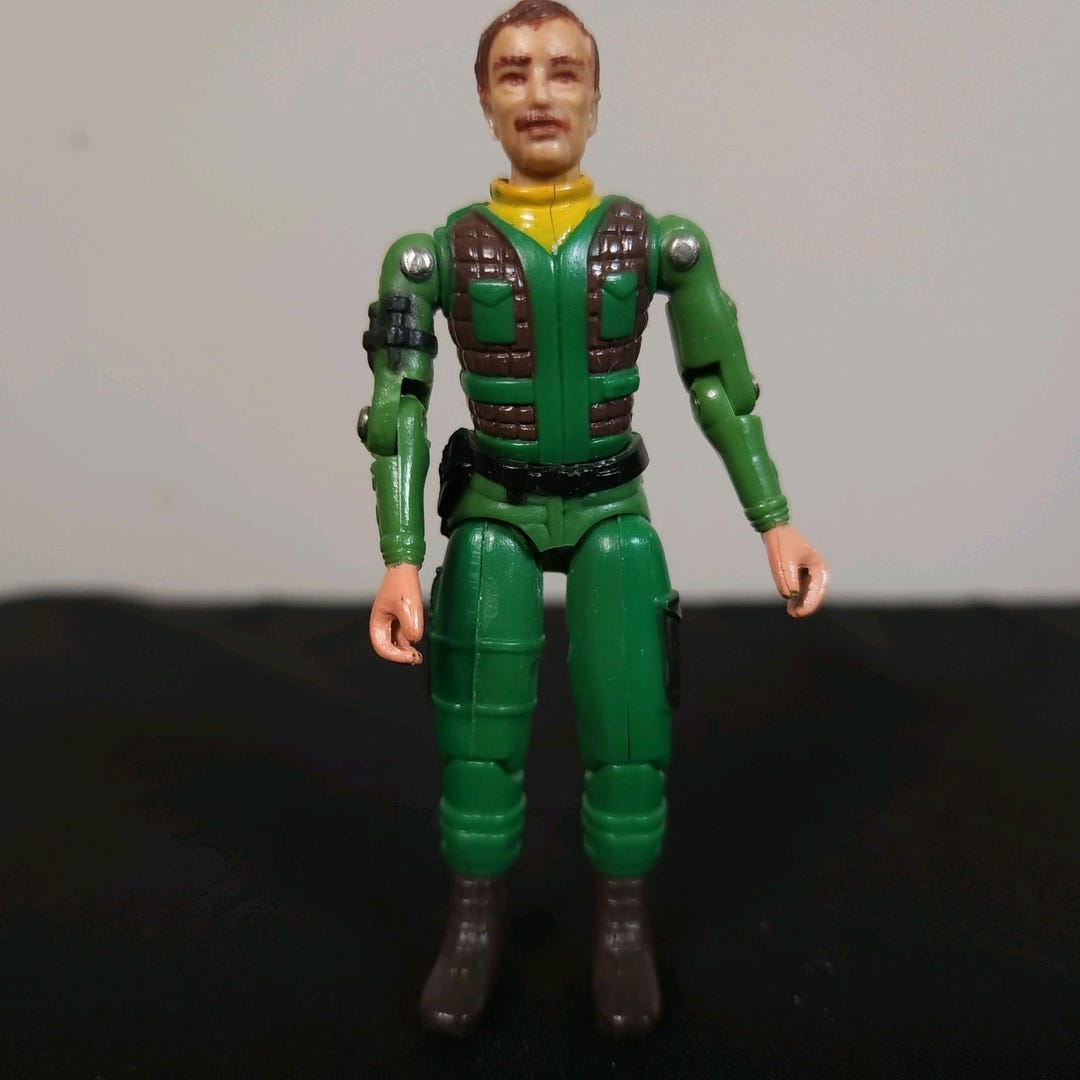 Commando Ranger Gunner Bill Action Figure 1980s Green Uniform - Etsy