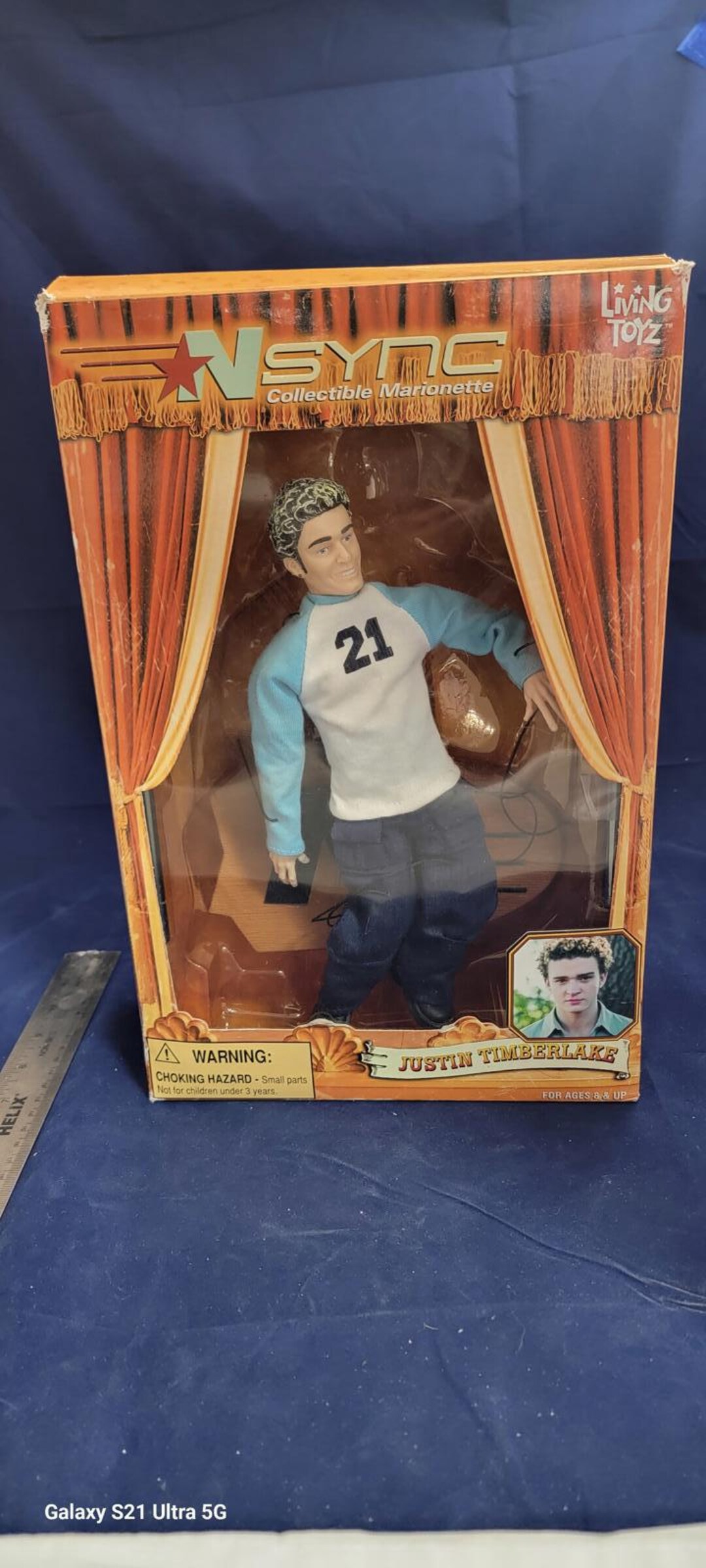 NSYNC Justin Timberlake Action Figure NOS Living Toyz Marionette - Etsy