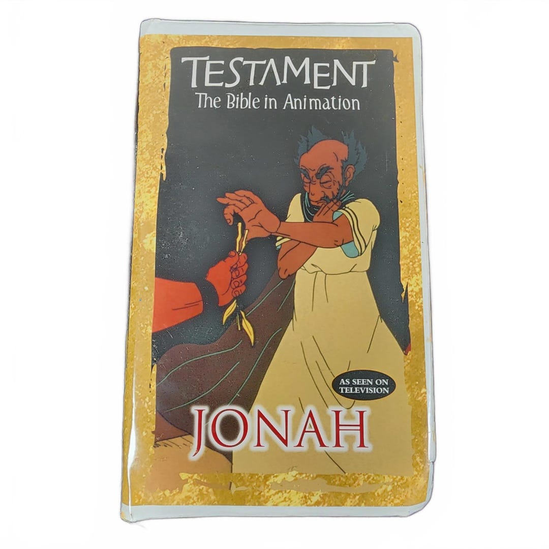 Testament: the Bible in Animation - Jonah VHS - Etsy