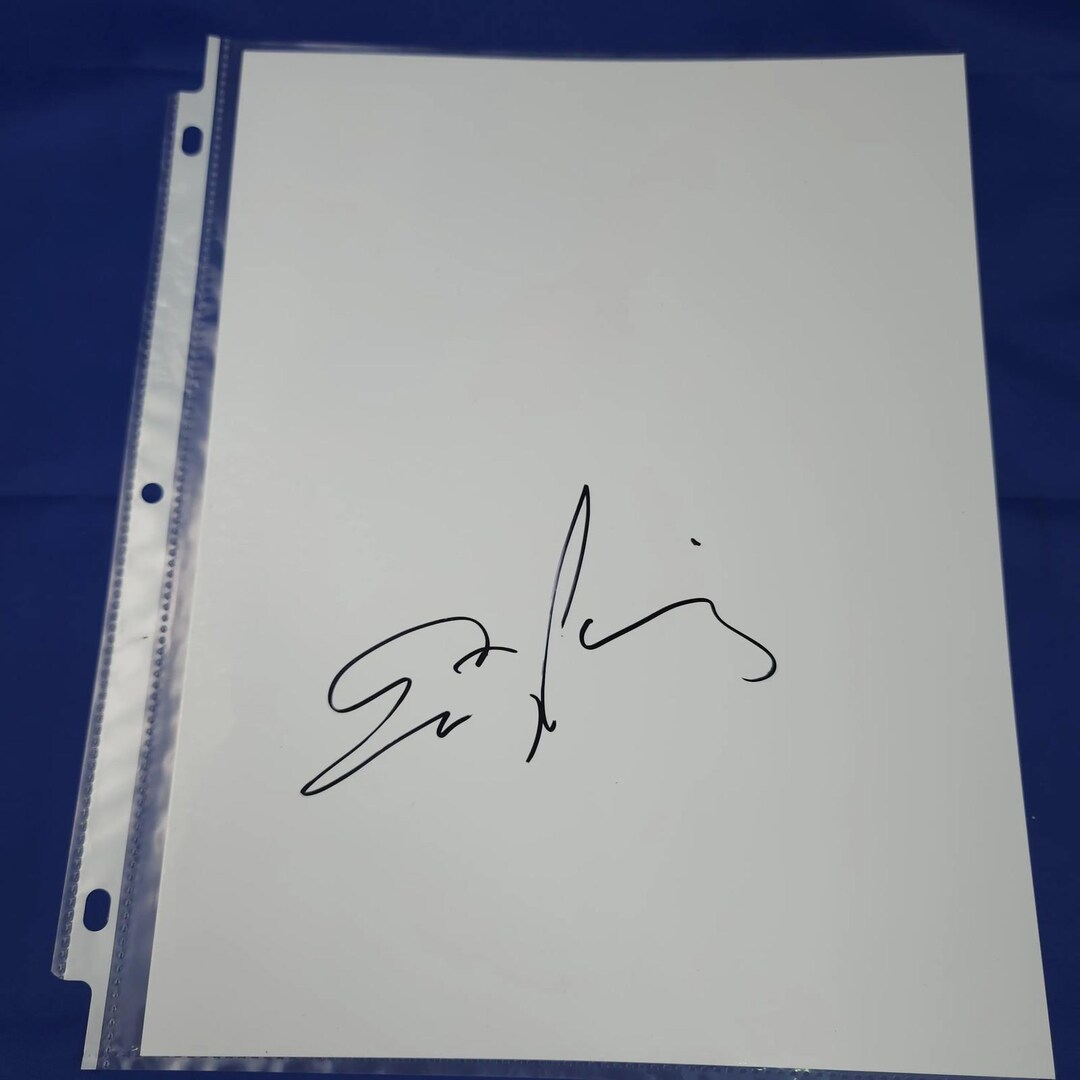 Ed Harris Actor Signed Autograph Paper 2023 Santa Monica CA Vintage - Etsy