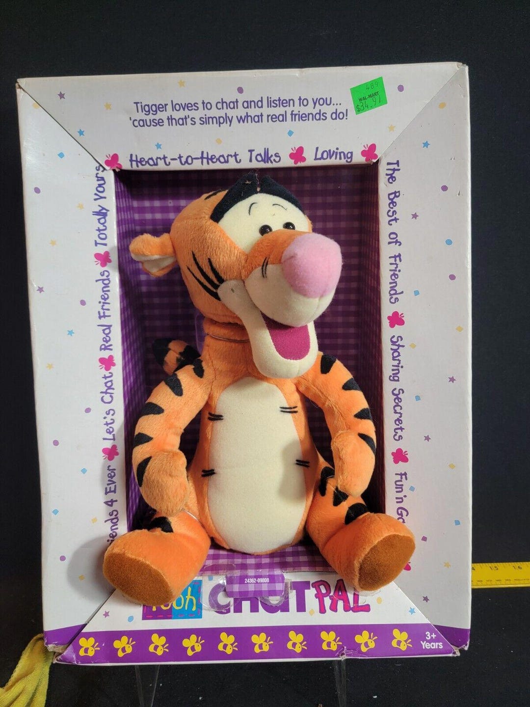 Disney Talking Tigger Chat Pal Plush Animated Mattel 1999 New in Box ...