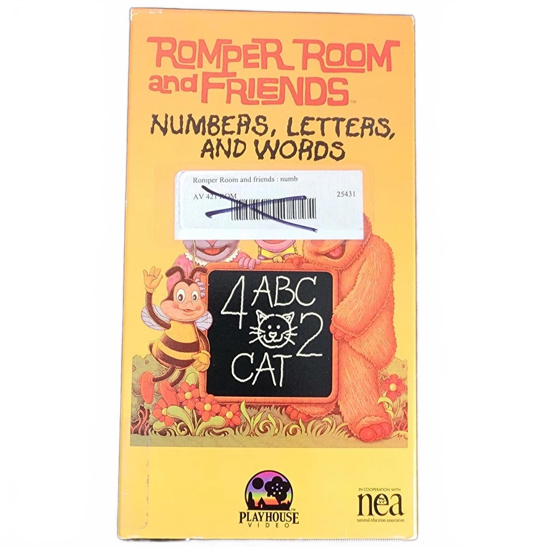 Romper Room and Friends: Numbers, Letters, and Words VHS - Etsy