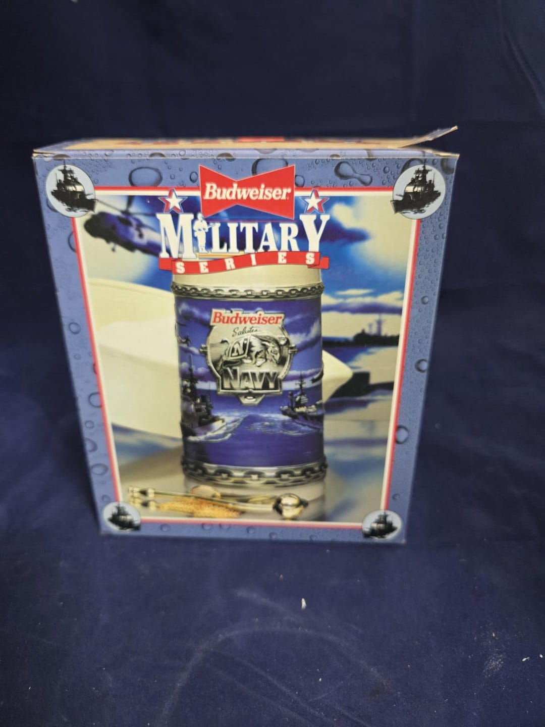 Budweiser Military Series Navy Stein With Box & COA - Etsy