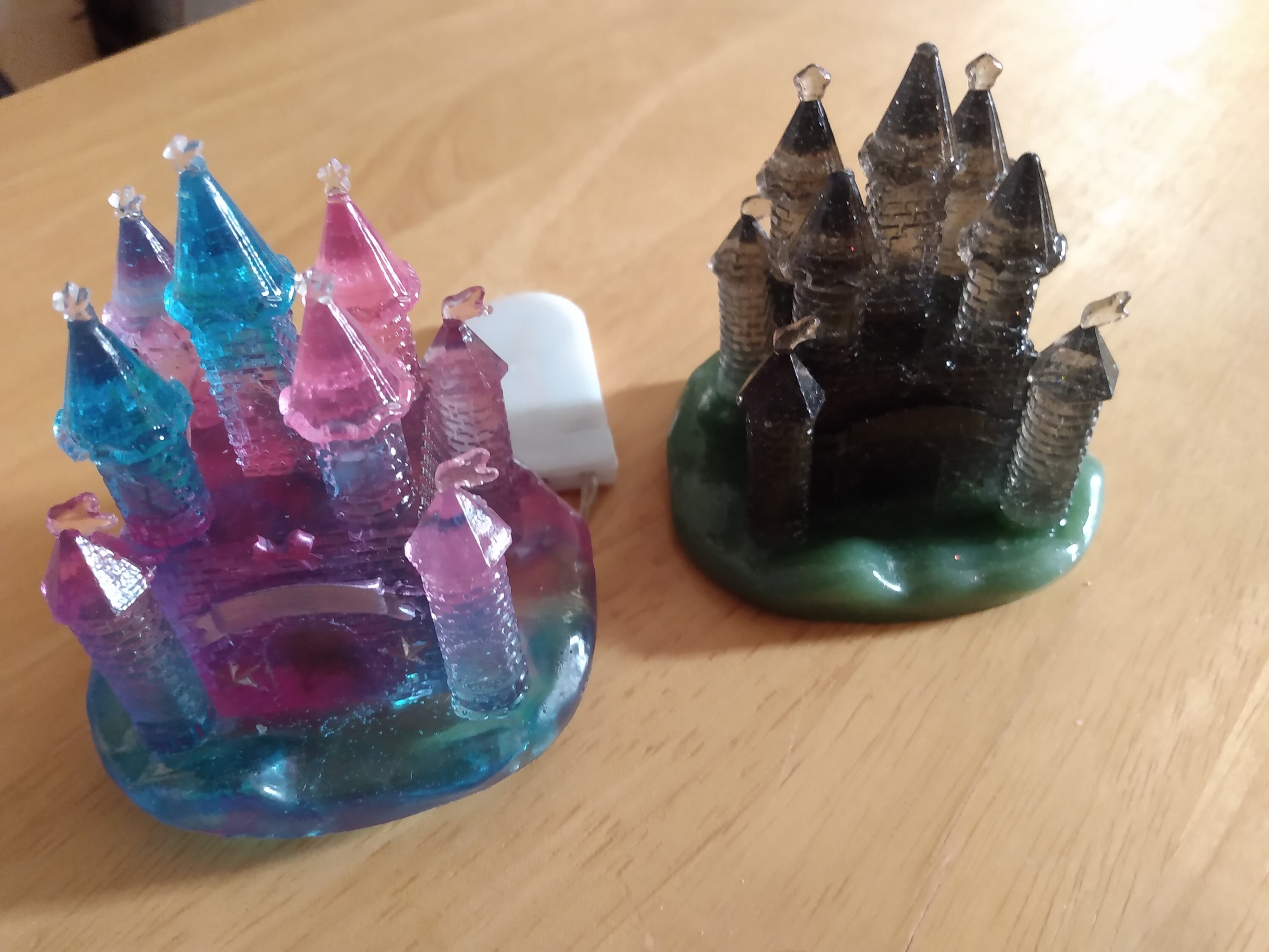 Resin Castle Castle Night Light some 3D Castle - Etsy
