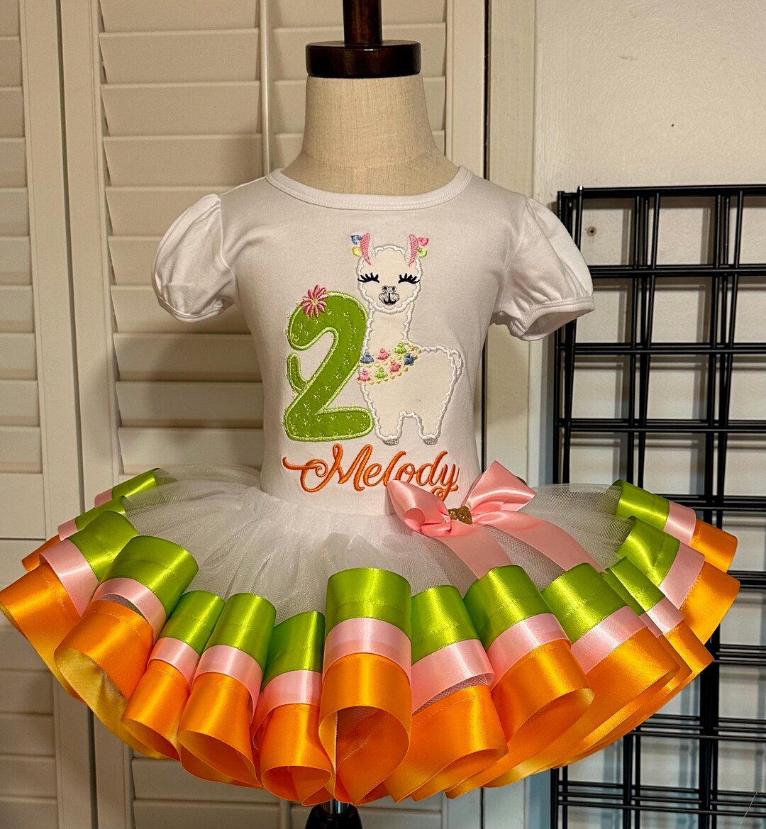 Llama Tutu Set, Llama Outfit, Llama Birthday, Llama Girl, Tutu Outfit ...