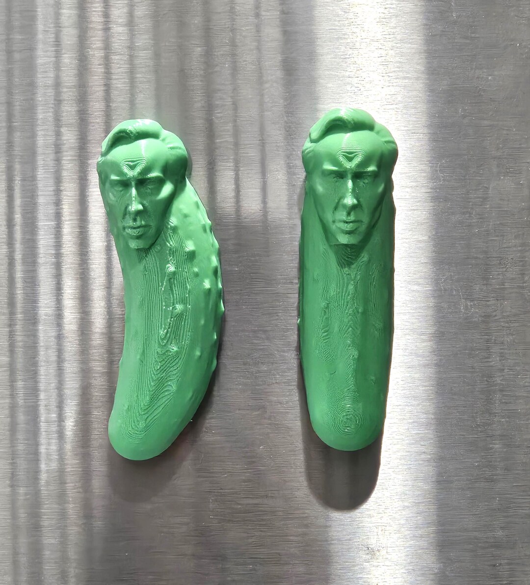 Picolas Cage Pickle Magnet: Funny Fridge Gag Gift, 3D Printed - Etsy