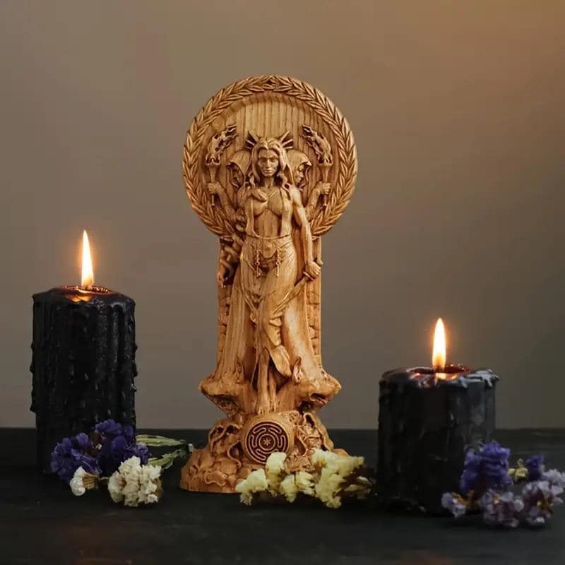 Pagan Wall Statue - Etsy