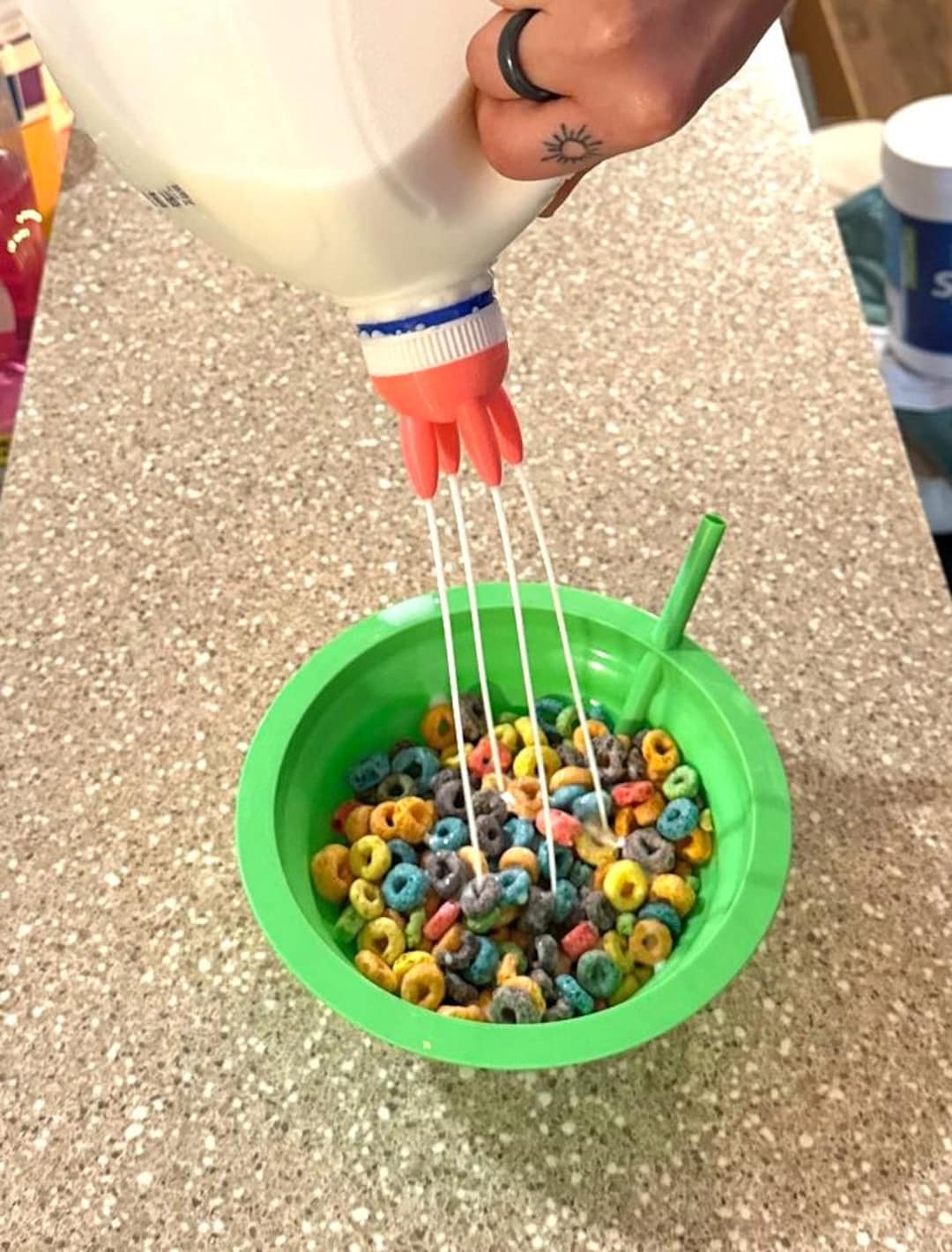 Cow Milk Udder Dispenser Topper for Milk Jug / Funny Gag Gift Stocking ...