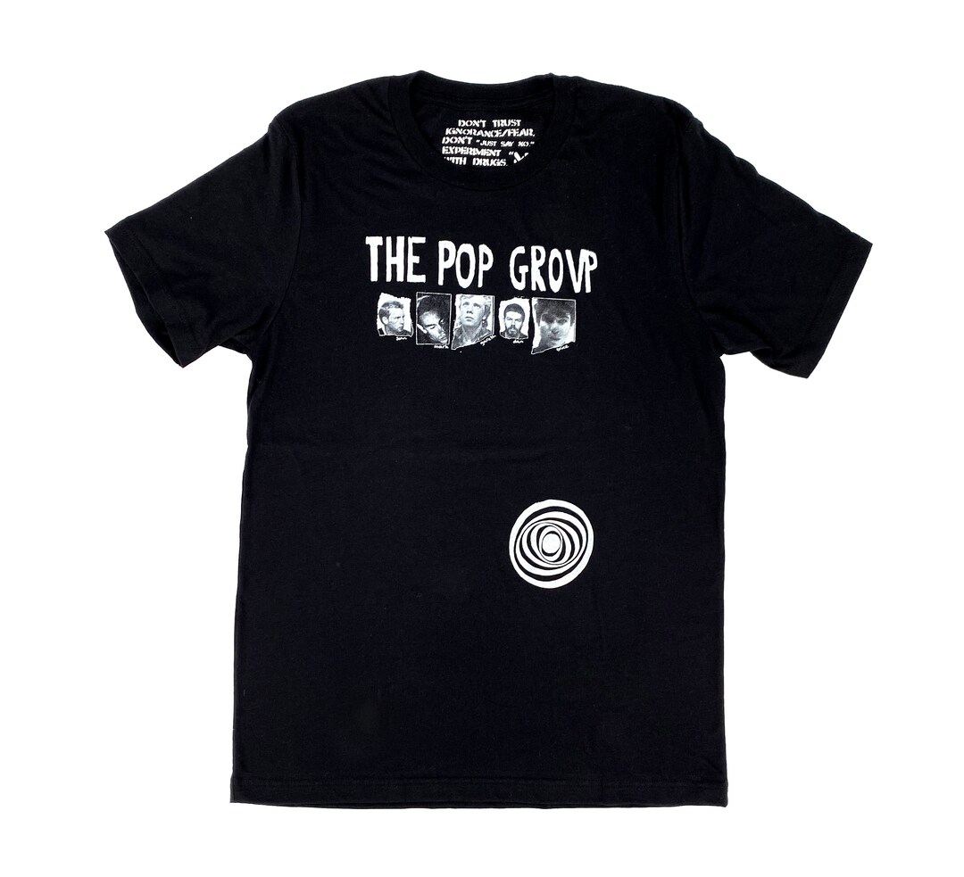 The Pop Group Black Band T-shirt - Etsy