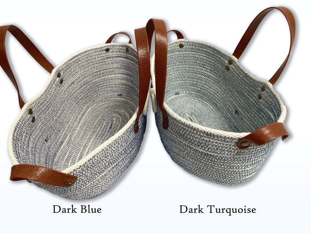 Blue 'untangle My Yarn' Bowl, Knitting Project Bag, Yarn Management ...