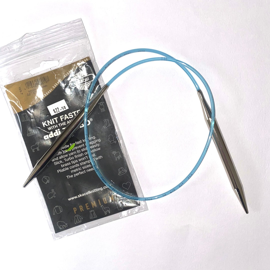Addi Turbo Circular Knitting Needle, Size US 15, 32” Long. Made in ...