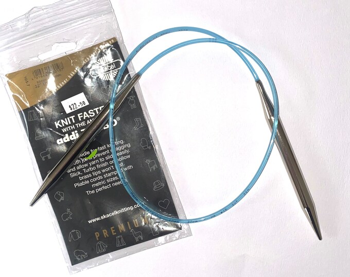 Addi Turbo Circular Knitting Needle, Size US 15, 32” Long. Made in ...
