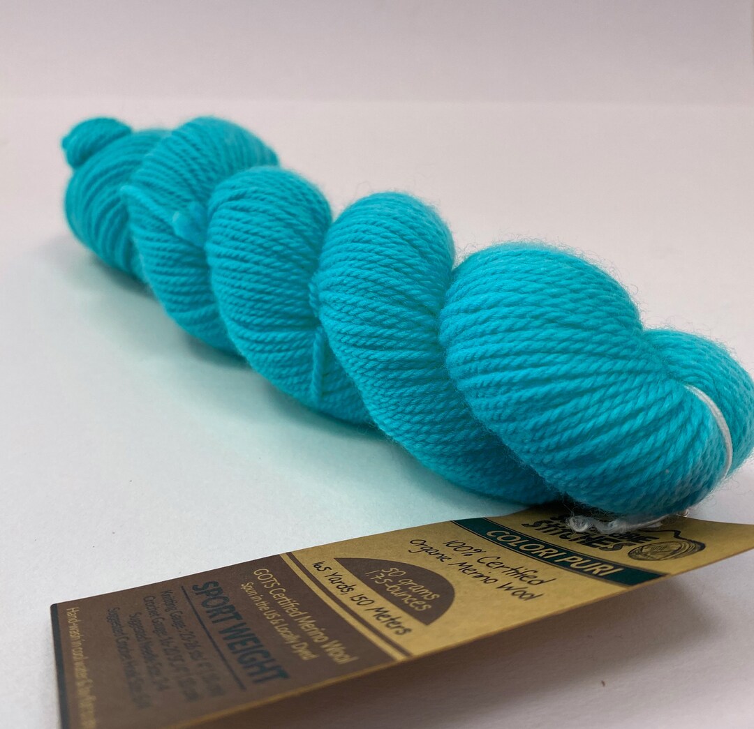 Organic Sport Weight Yarn by Sustainable Stitches. Yarn Destash Time ...