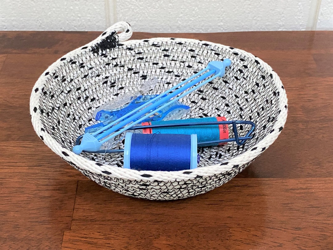 Black and White Small Decor Bowl. Round Bowl,catchall Bowl, Small Craft ...