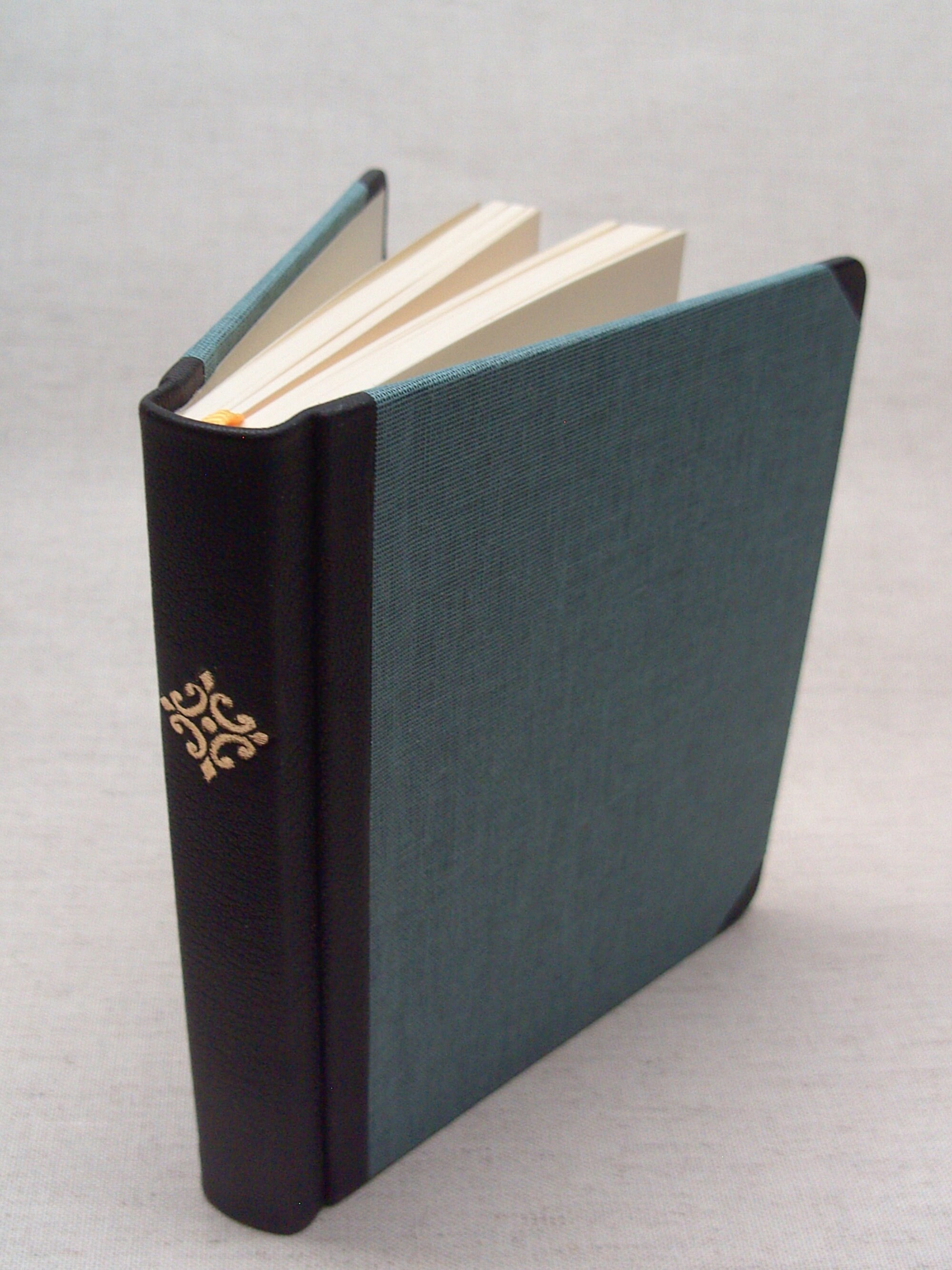 Handmade Half Leather Binding. Notebook Lined Blue - Etsy UK