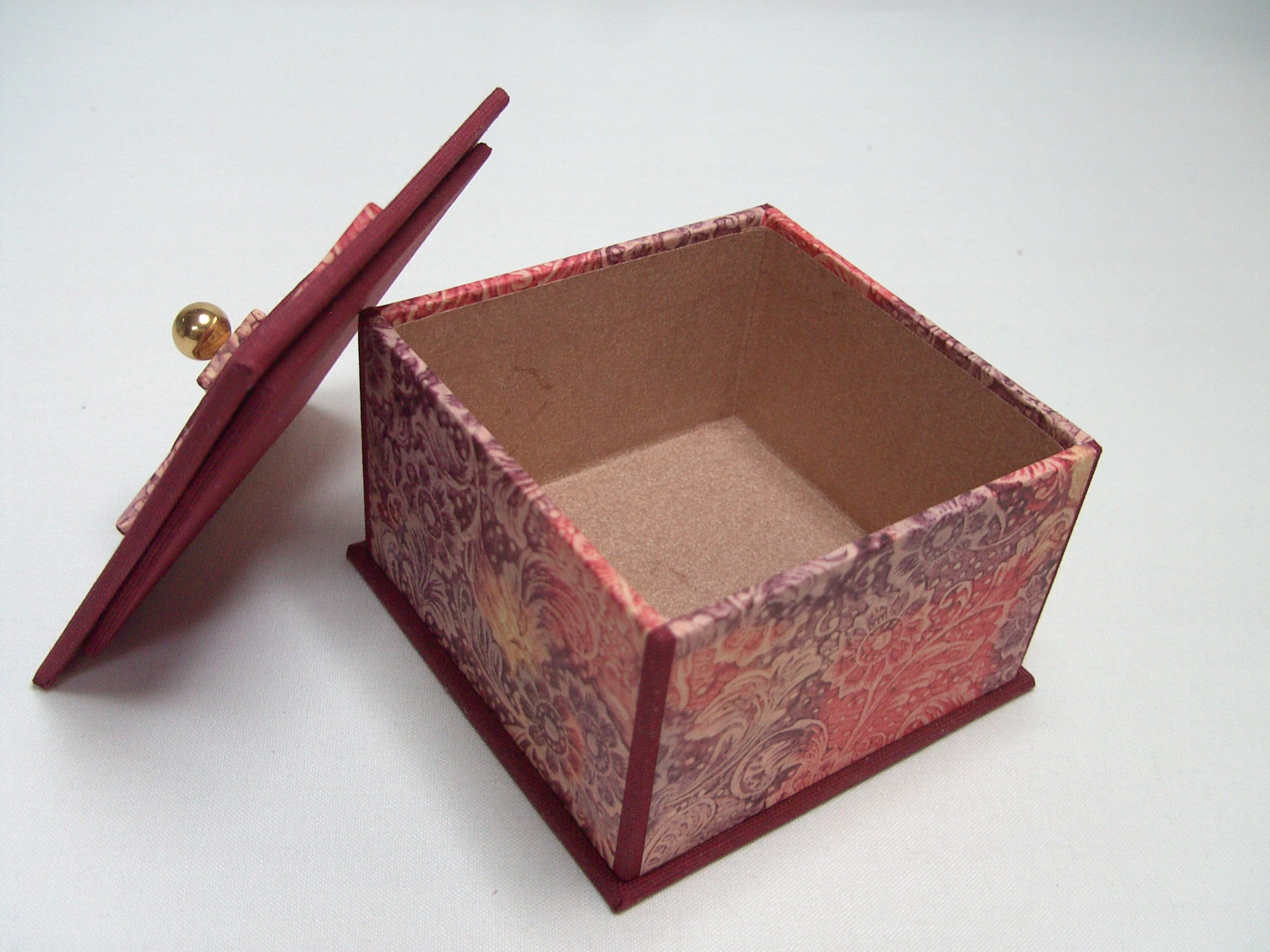 Small Box With Decorative Lid - Etsy