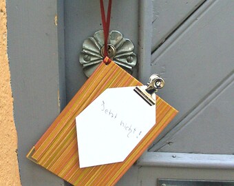 Hanging Note Holder - Etsy