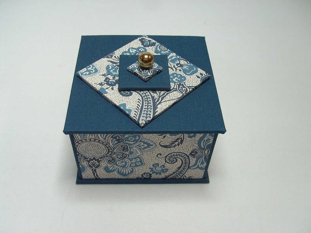 Small Box With Decorative Lid - Etsy