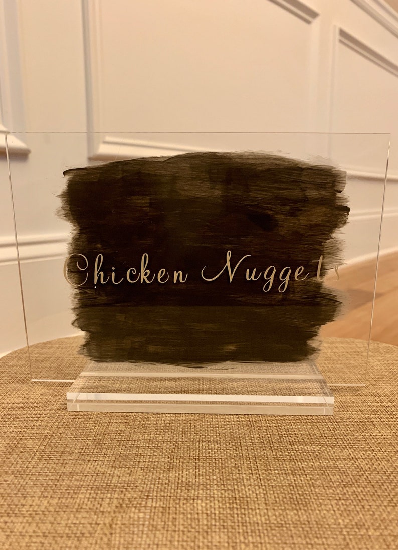 Custom Brush Stroke Signs - Etsy