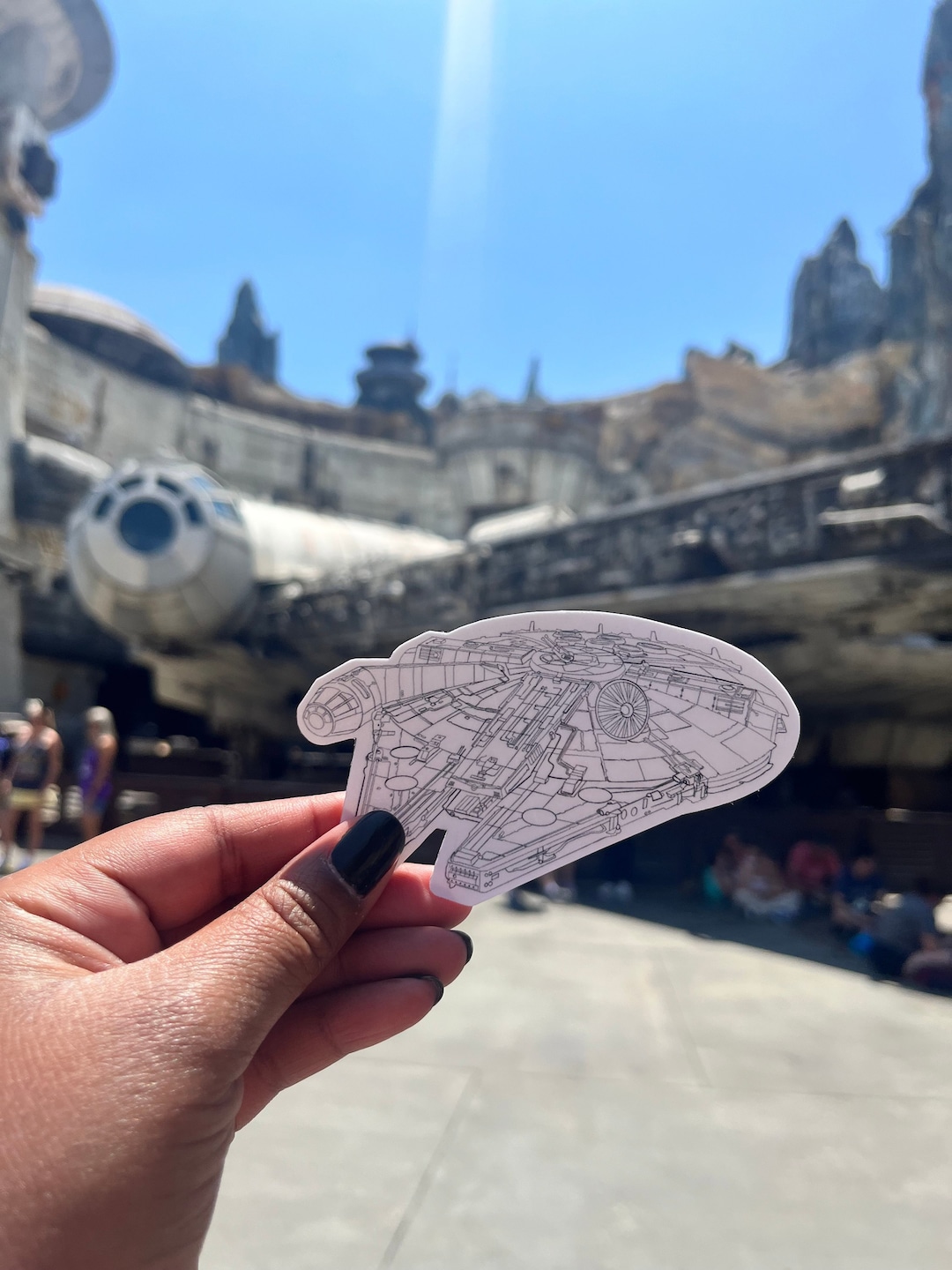 Millennium Falcon Sticker - Etsy