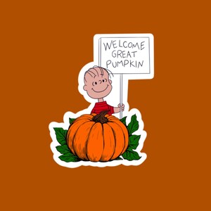It’s the Great Pumpkin Charlie Brown Stickers - Etsy