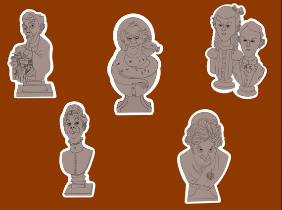 Haunted Mansion Dread Family Stickers - Etsy