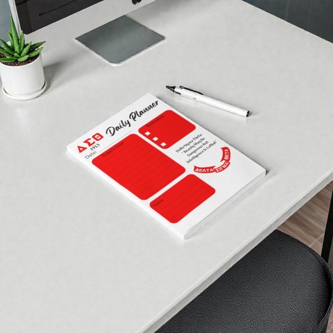 Delta Sigma Theta Daily Planner - Etsy