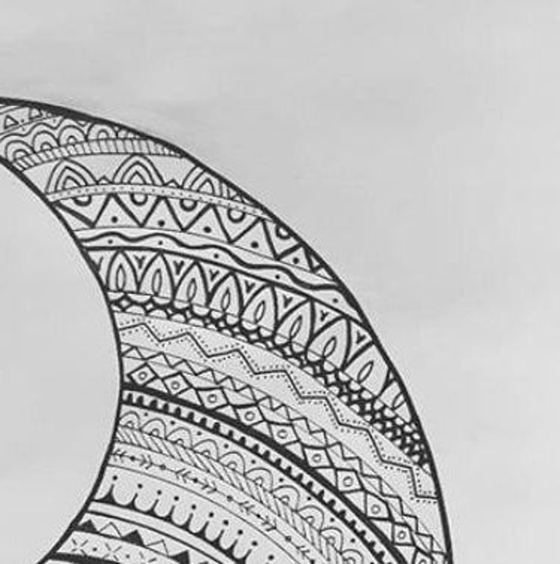 Yin and Yang Zentangle - Etsy