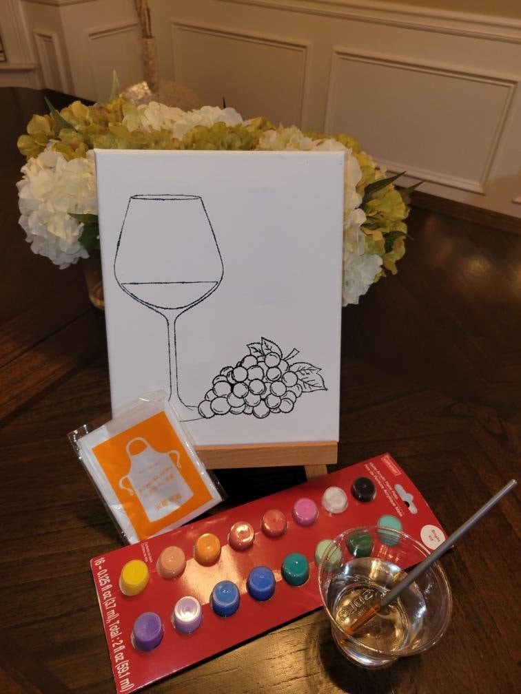 Customizable at Home Paint Kit - Etsy