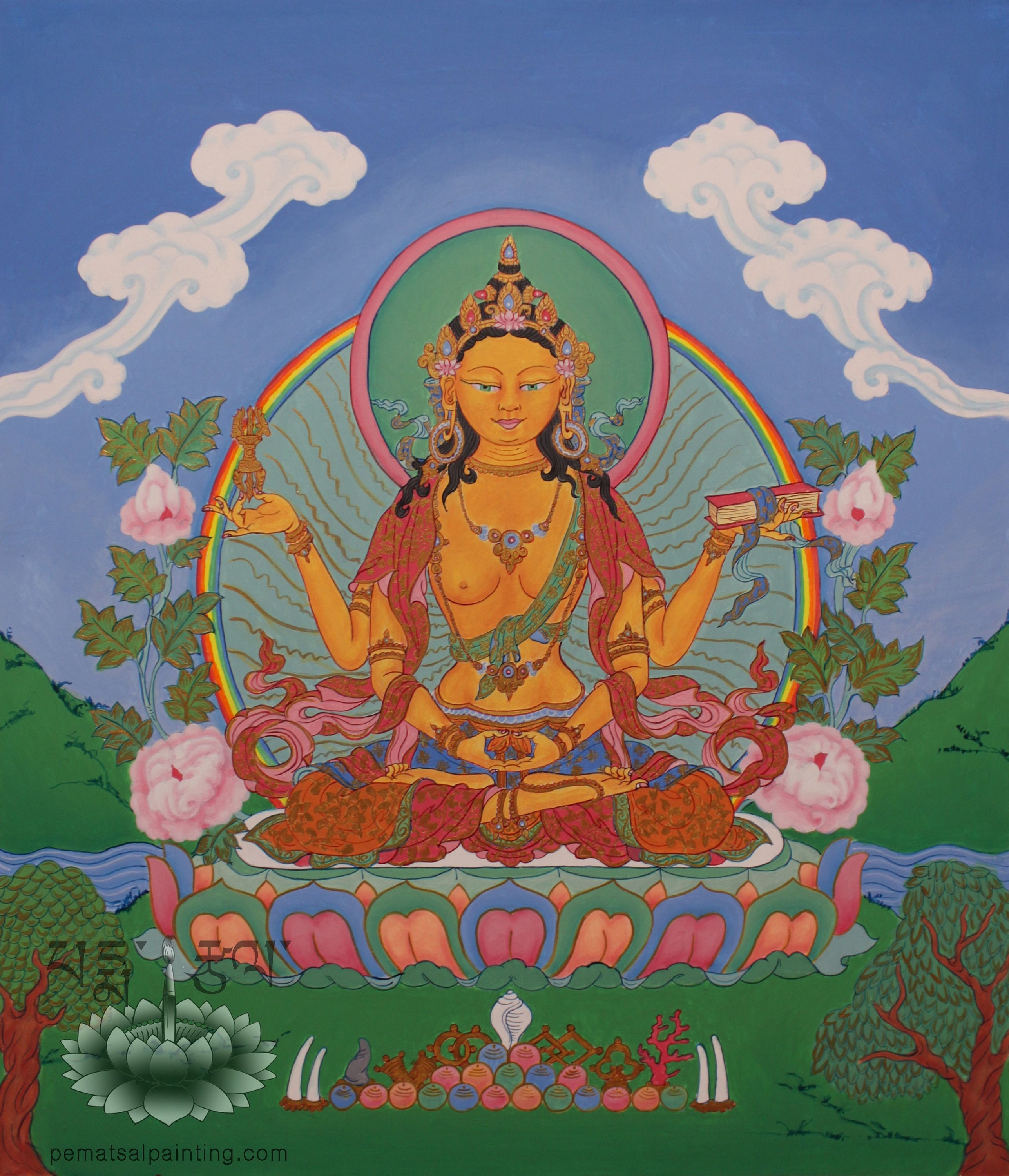 Prajnaparamita Thangka Print - Etsy