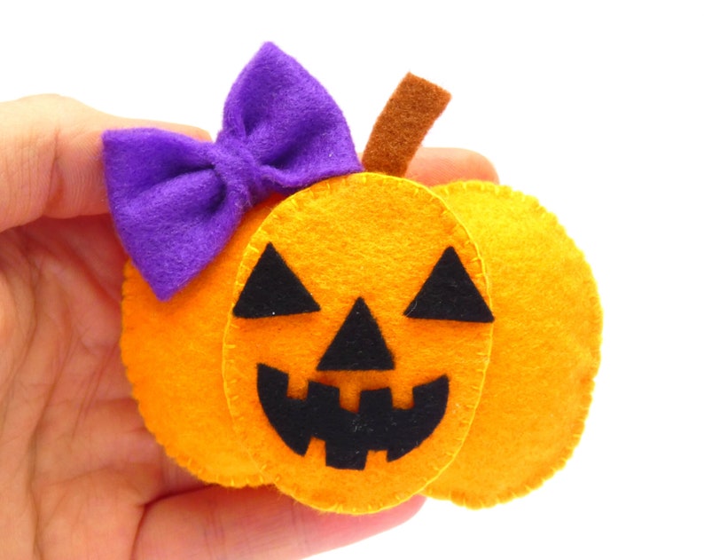 Halloween Pumpkin Felt Sewing PATTERN PDF Easy Felt Sewing - Etsy