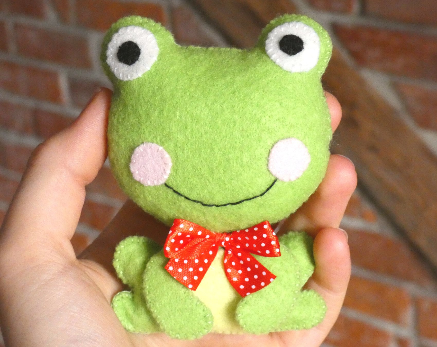 PDF Felt Frog Sewing PATTERN & Tutorial Stuffed Animals - Etsy