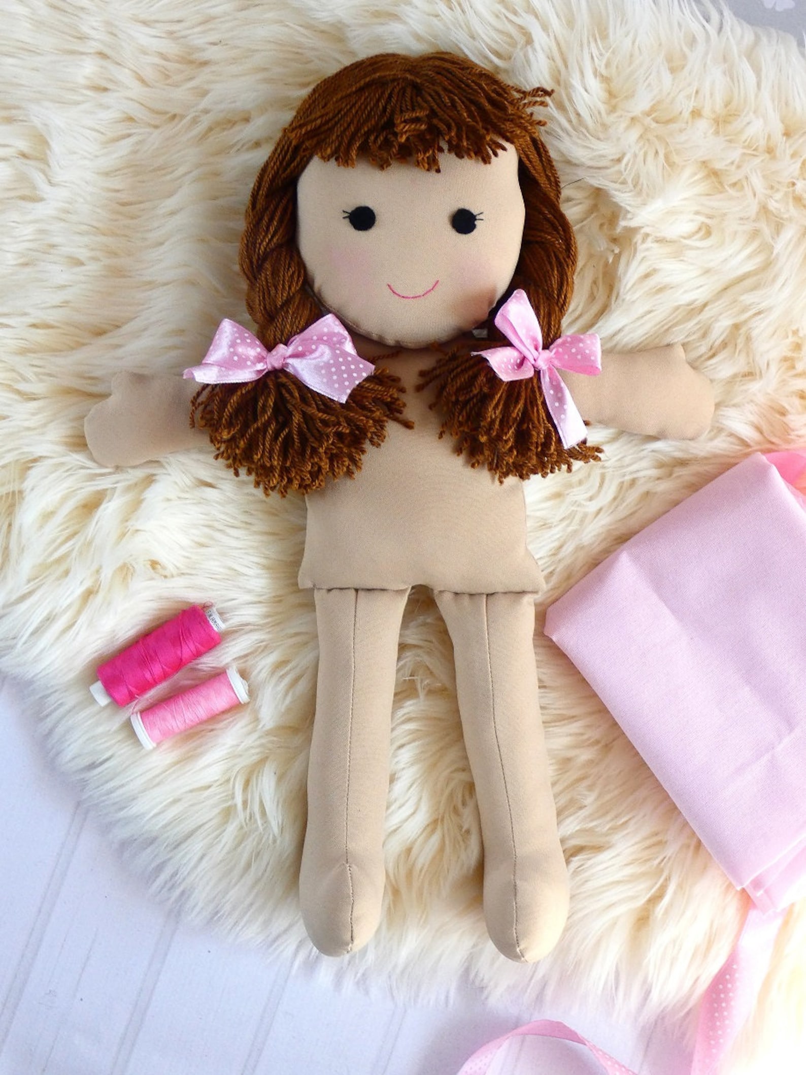 PDF Rag Doll Sewing PATTERN & Tutorial Cloth Doll Pattern - Etsy