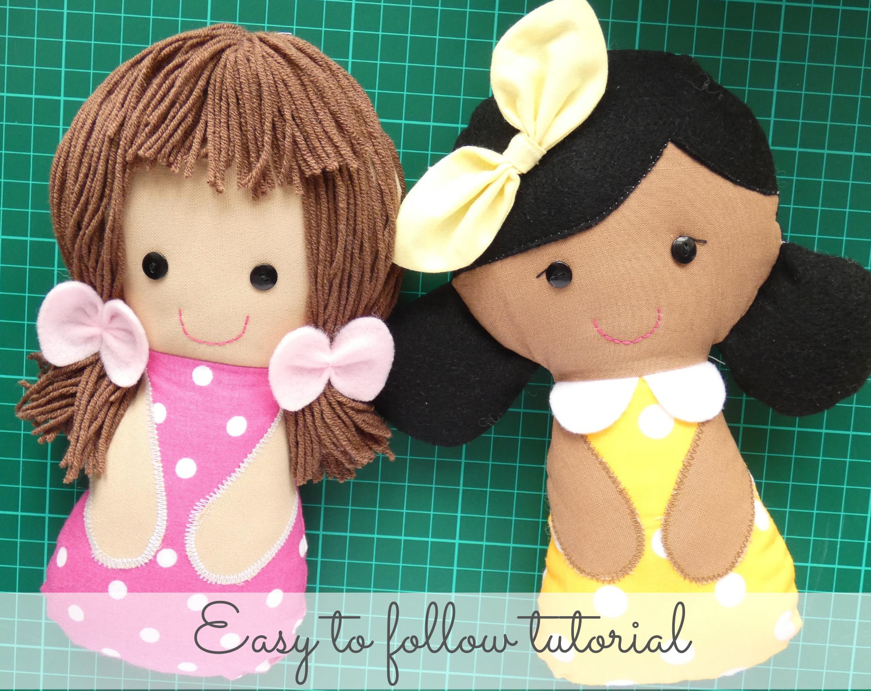 PDF Simple Rag Doll Sewing PATTERN & Tutorial Doll Pattern - Etsy