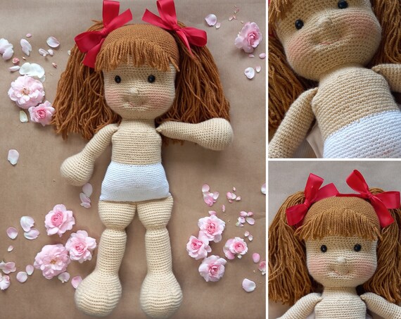 Rag Doll Crochet Pattern PDF - Etsy