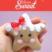Sewing PATTERN PDF - Set of 3 Gingerbread Felt Christmas Ornaments ...