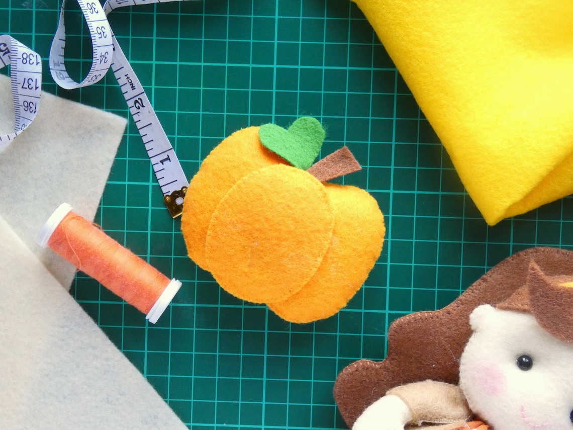 Felt Rag Doll Hand Sewing PATTERN & Tutorial - Etsy