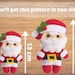 Santa Claus Felt Sewing PATTERN PDF & Tutorial - Christmas Tree ...