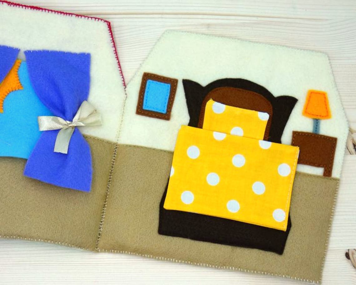 PDF Dollhouse Quiet Book Sewing PATTERN & Tutorial | Etsy Australia